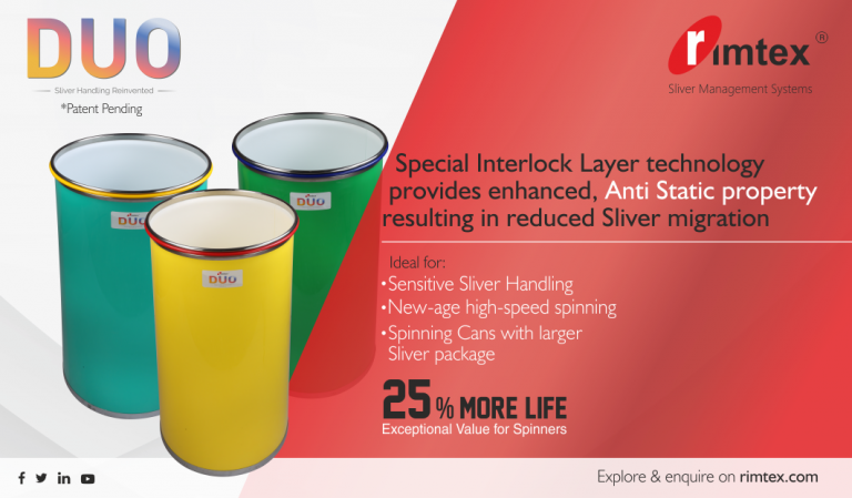 Spinning Cans with the most advanced HDPE sheet technology I DUO by Rimtex