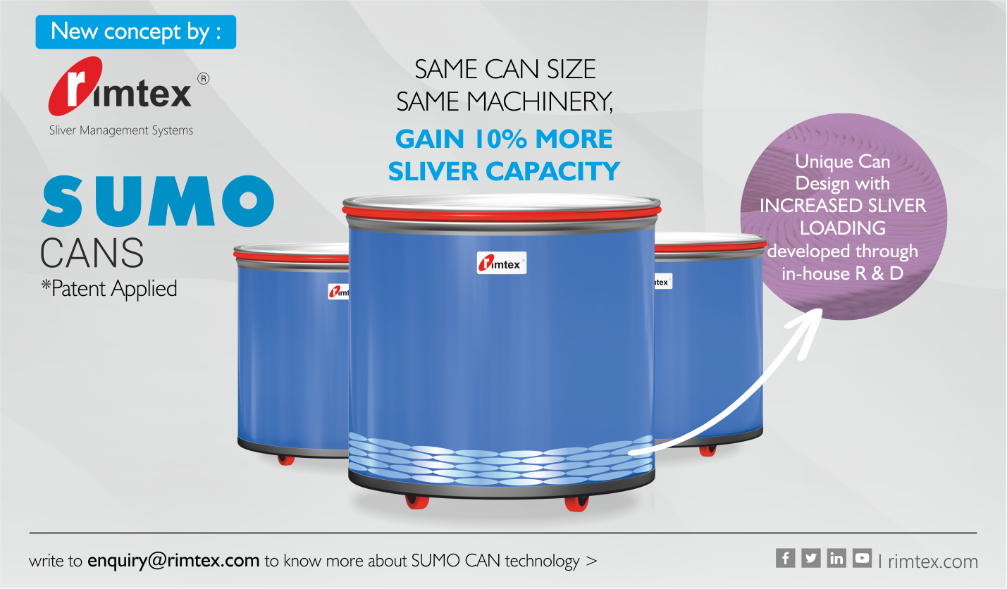 Sumo Cans | Spinning Cans Technology | Rimtex Industries